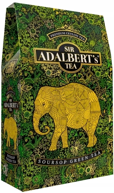 ADALBERT'S Herbata Green Tea Soursop 100 g - Rosa24