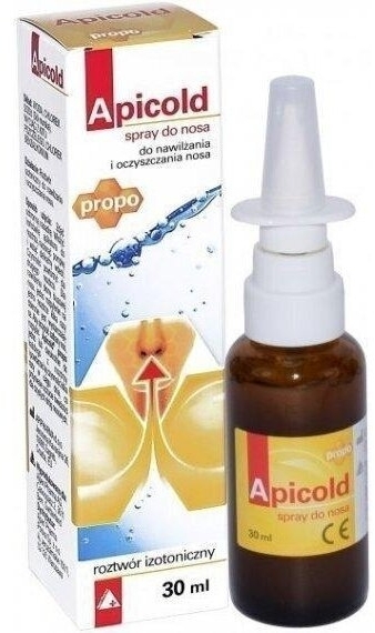 Apicold propo spray do nosa 30 ml - nawilżenie i oczyszczenie - cena ...