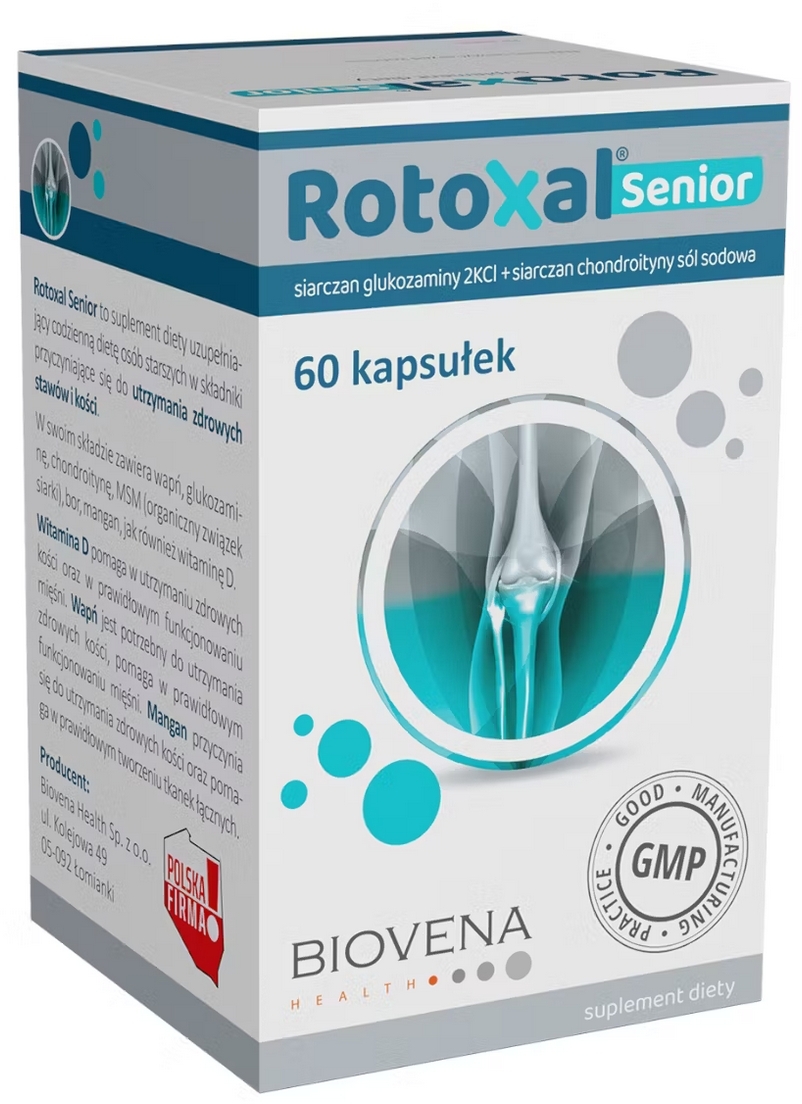 Biovena Rotoxal Senior 60 kapsułek - Rosa24