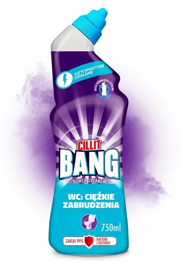 Cillit Bang Power Cleaner WC ciężkie zabrudzenia 750 ml - Rosa24